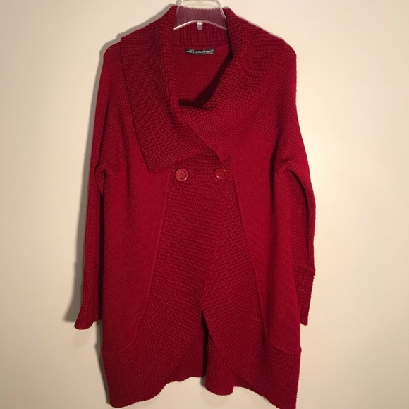 Sweaters | Red Cardigan One Size United States Sweater | Poshmark